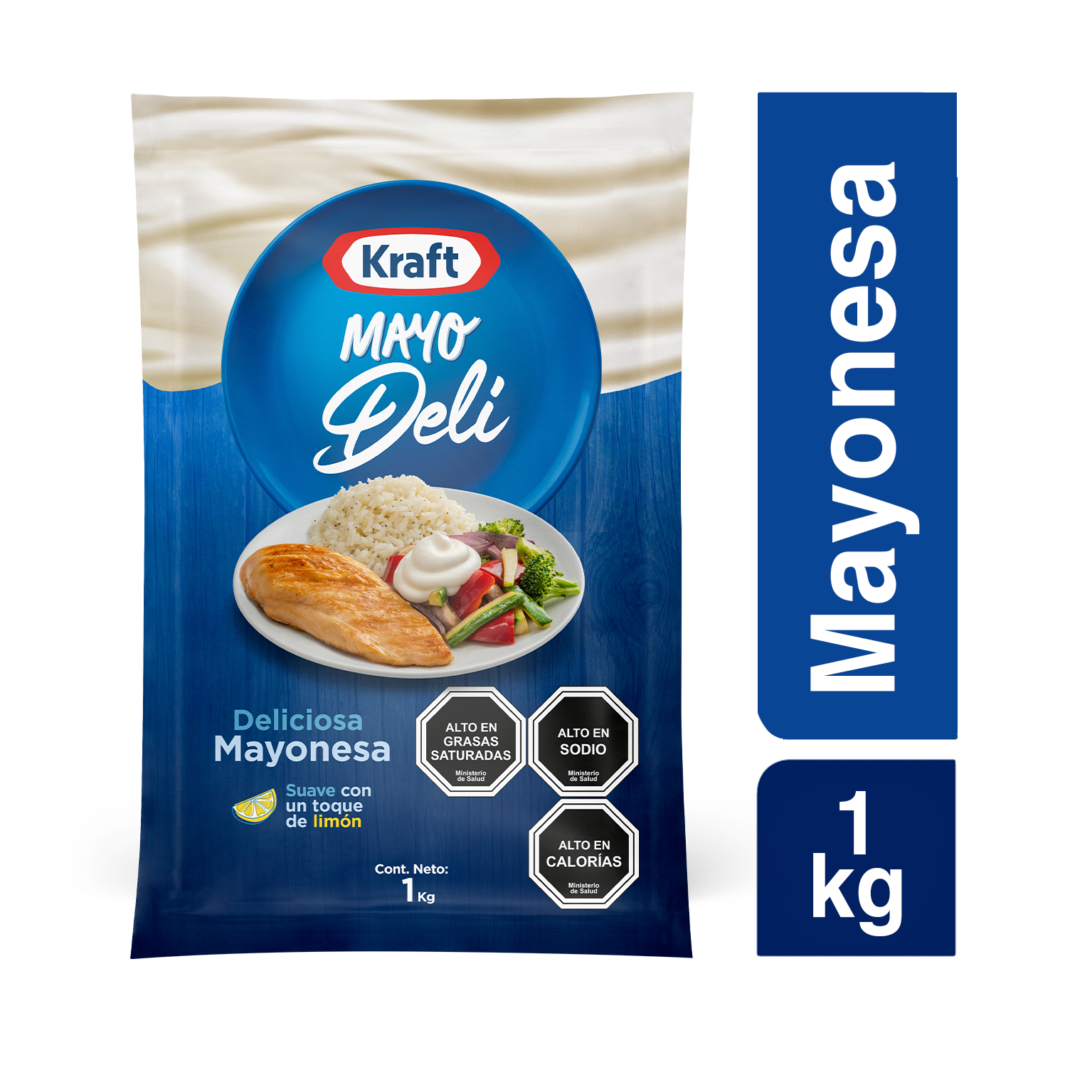 KRAFT MAYONESA DELI BOLSA 1KG – Carsnack Chile spa