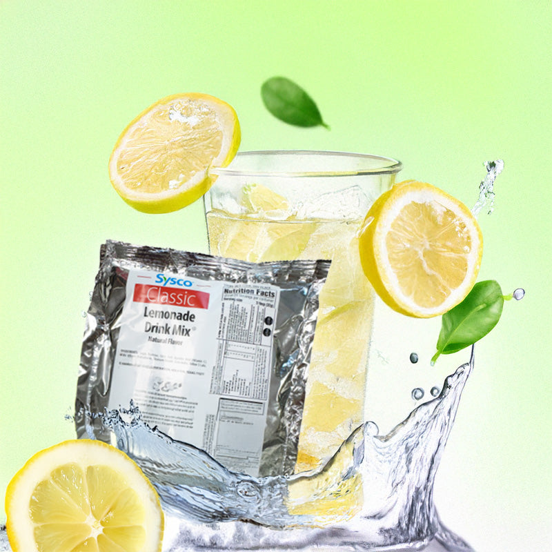 DRINK MIX LEMONADE SYSCO 680GR – Carsnack Chile spa